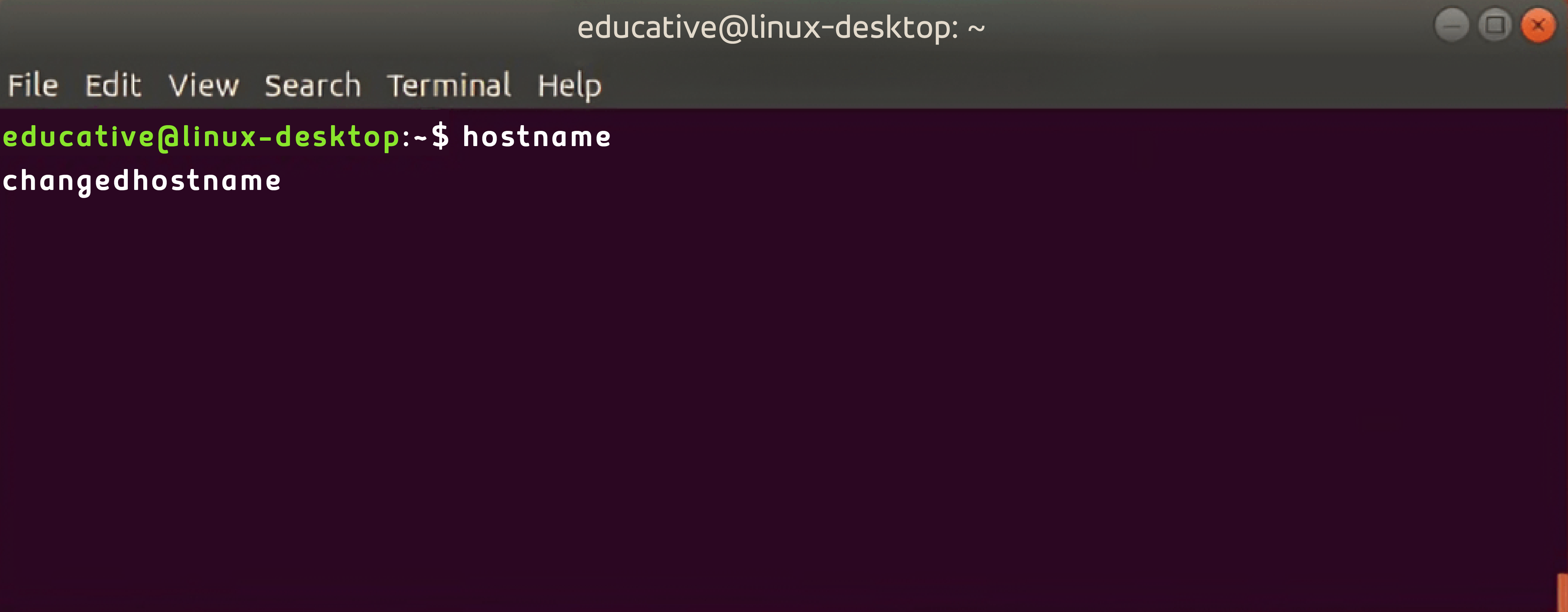 How to change hostname in Ubuntu